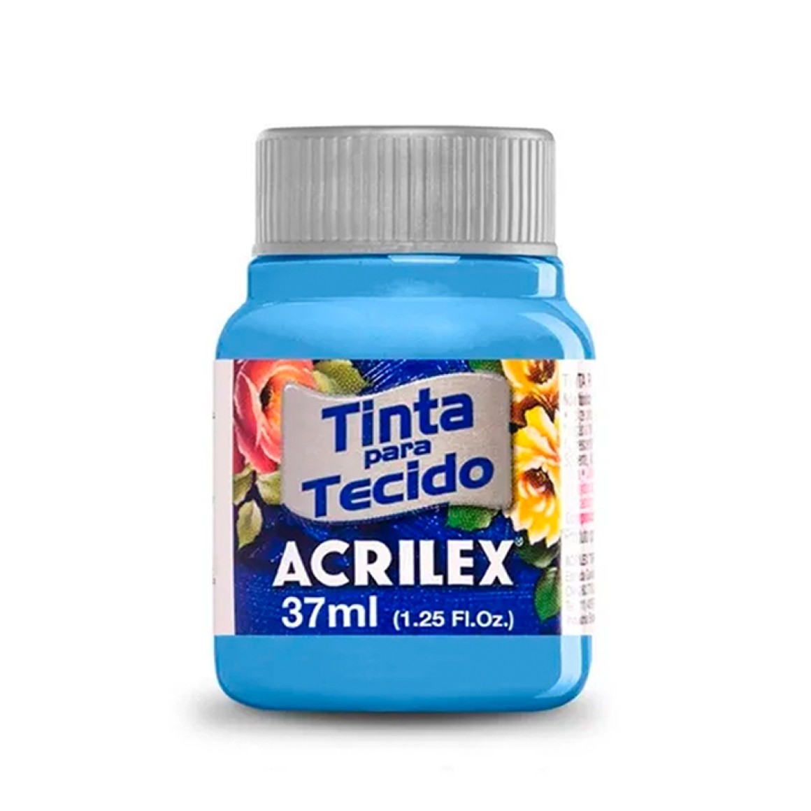 TINTA PARA TECIDO 37ML AZUL CARIBE ACRILEX