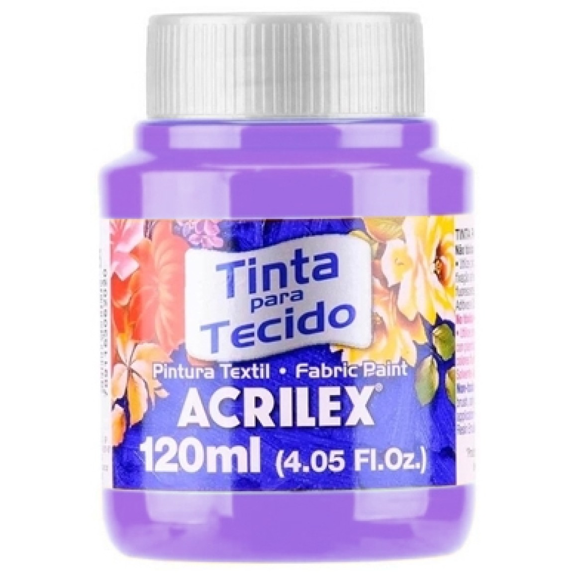 TINTA PARA TECIDO 120ML LILAS ACRILEX