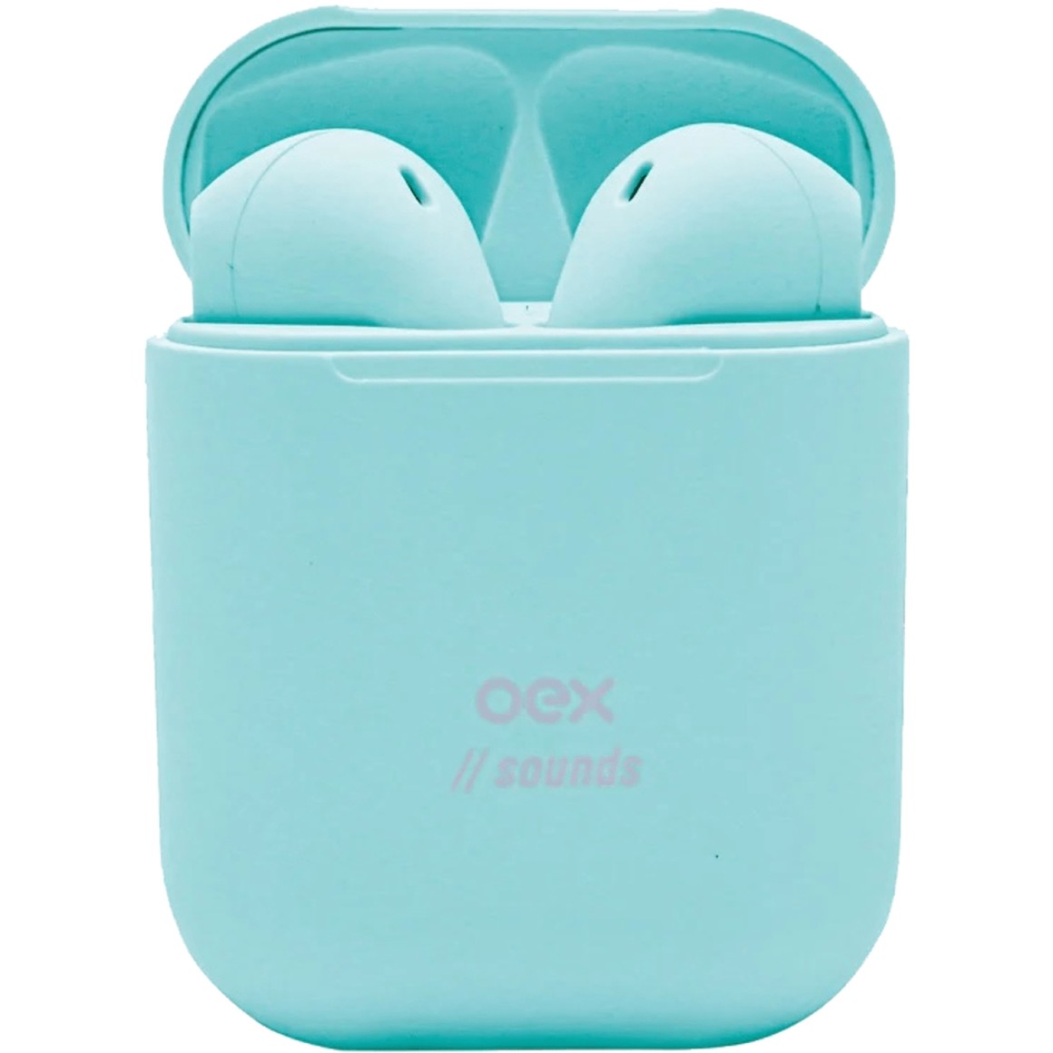 FONE DE OUVIDO BLUETOOTH CANDY AZUL PASTEL TWS-11 OEX
