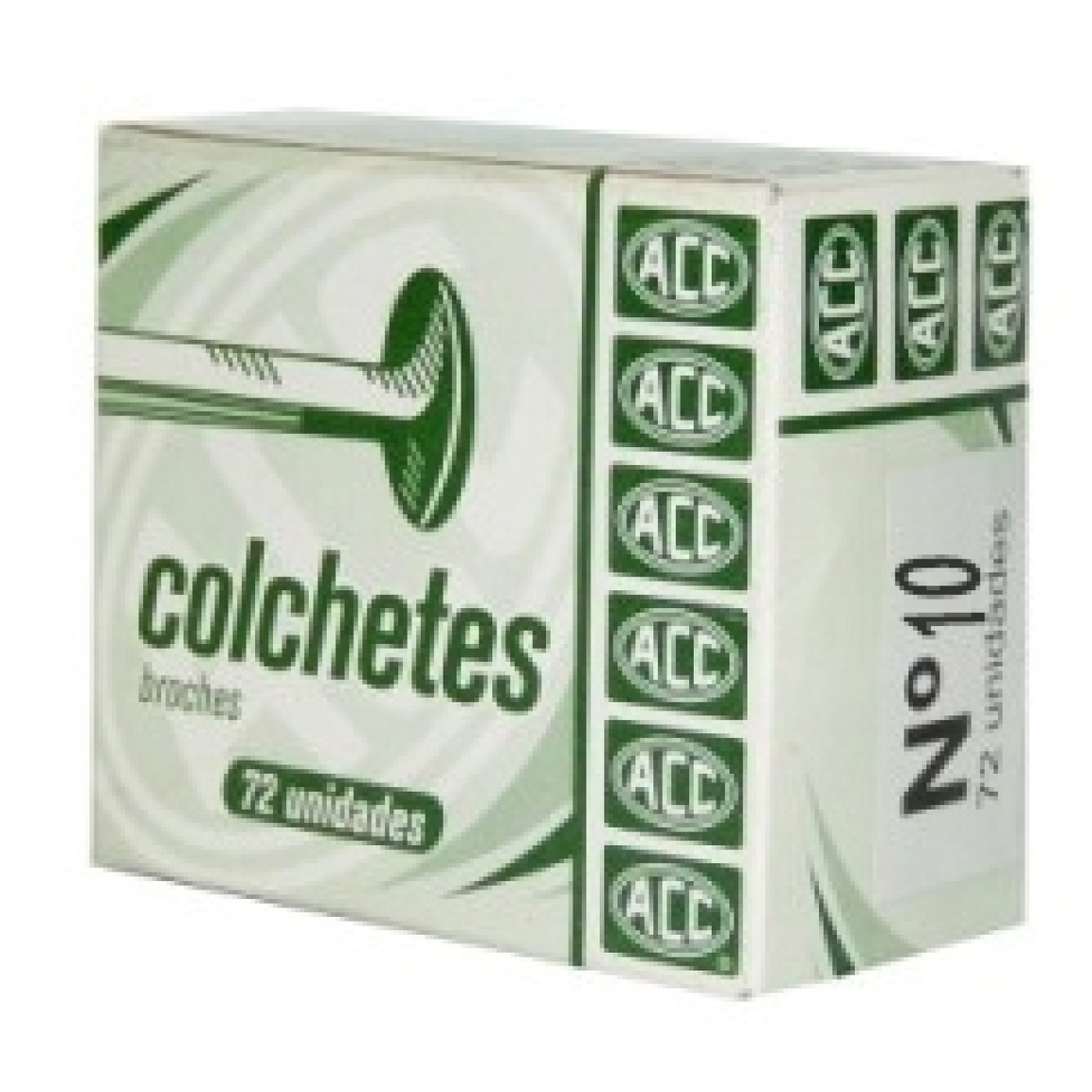 Colchete Bailarina N.10 Dourado c/72 ACC